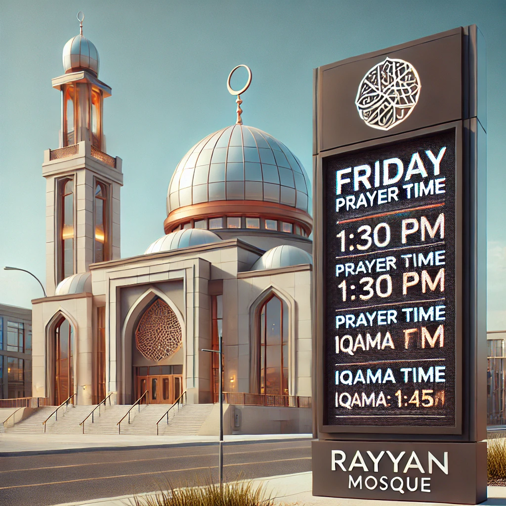 Calgary Friday Prayer Times | With Mosques Images and Maps